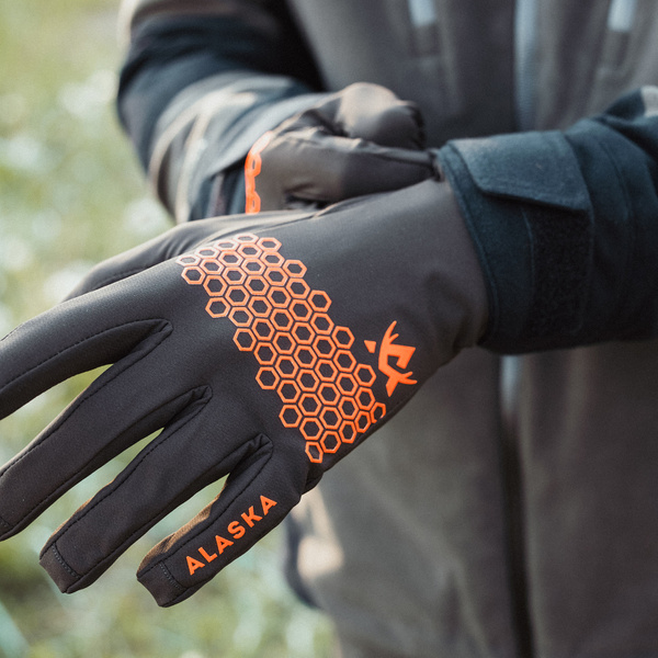 Alaska Chaser Stretch Gloves, Brown | Alaska 1795